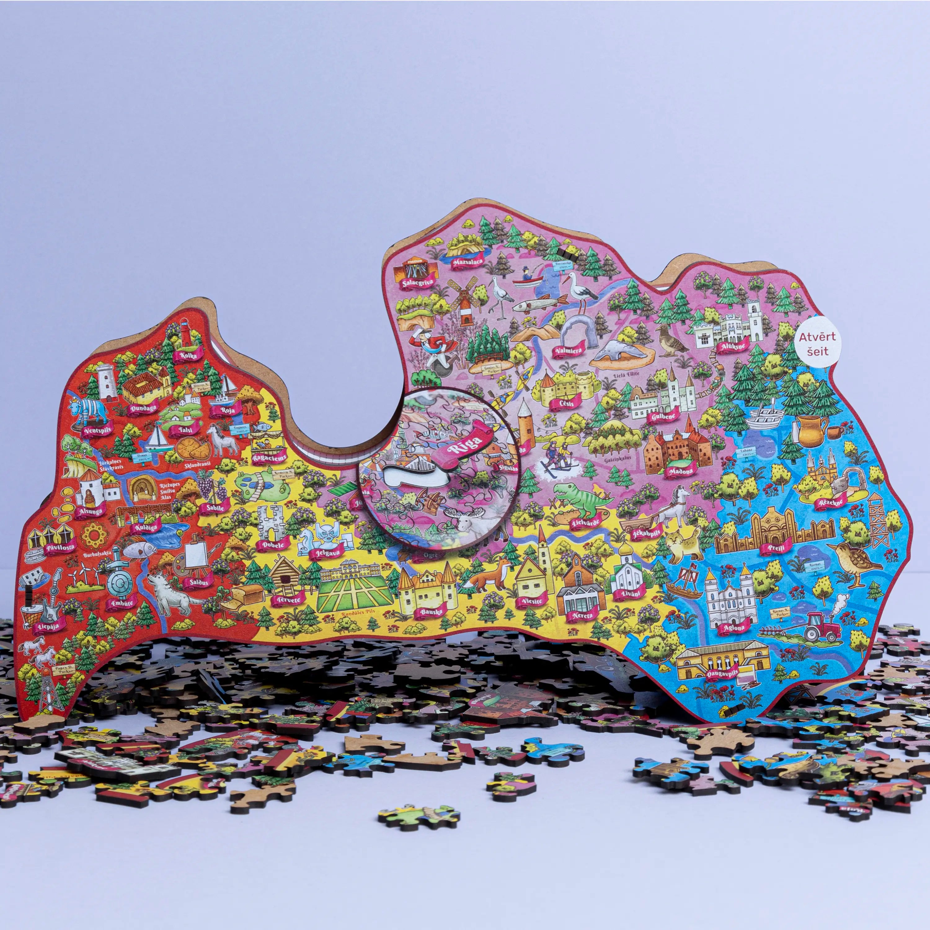 Latvian Map Puzzle – ToyBox