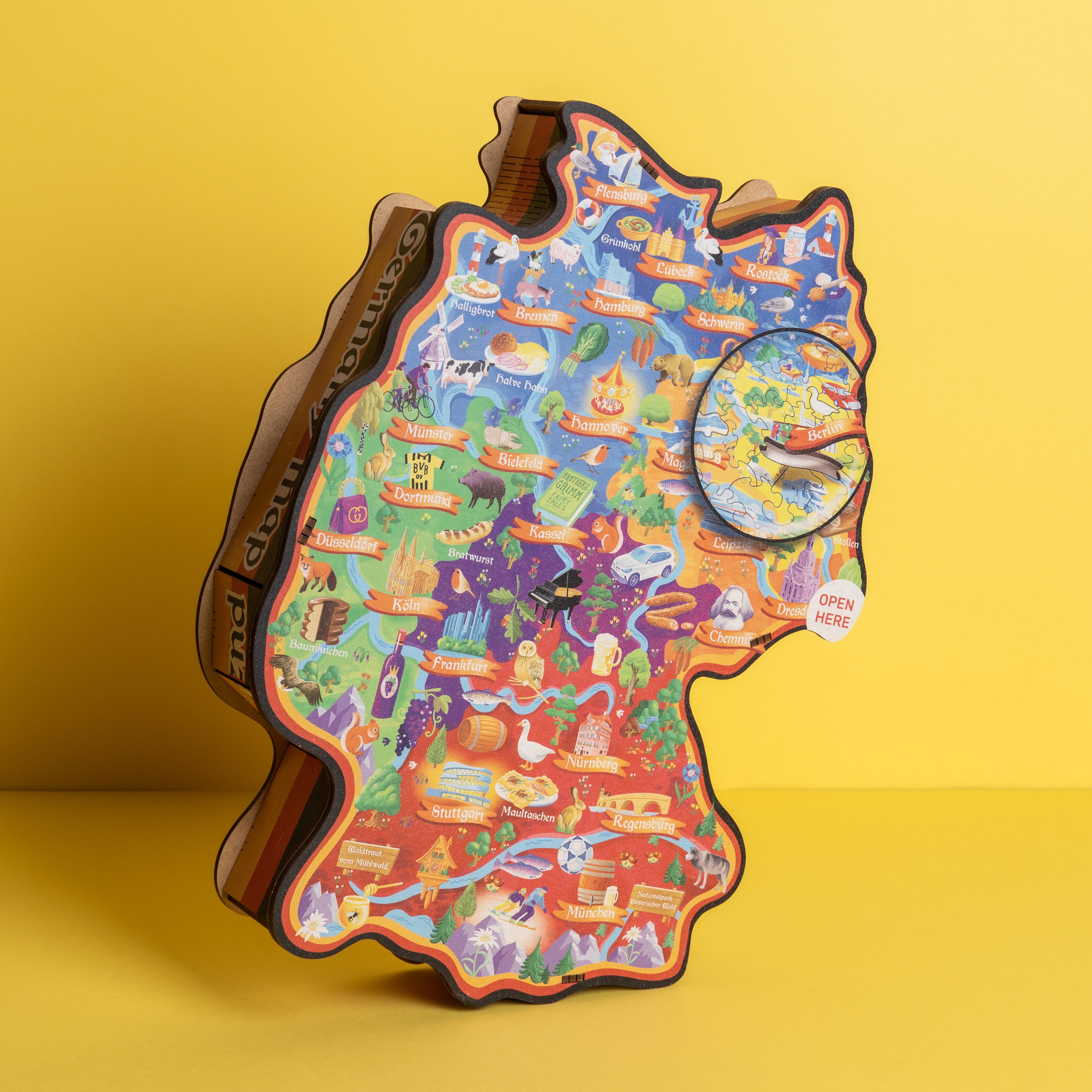 Germany Map Puzzle – ToyBox