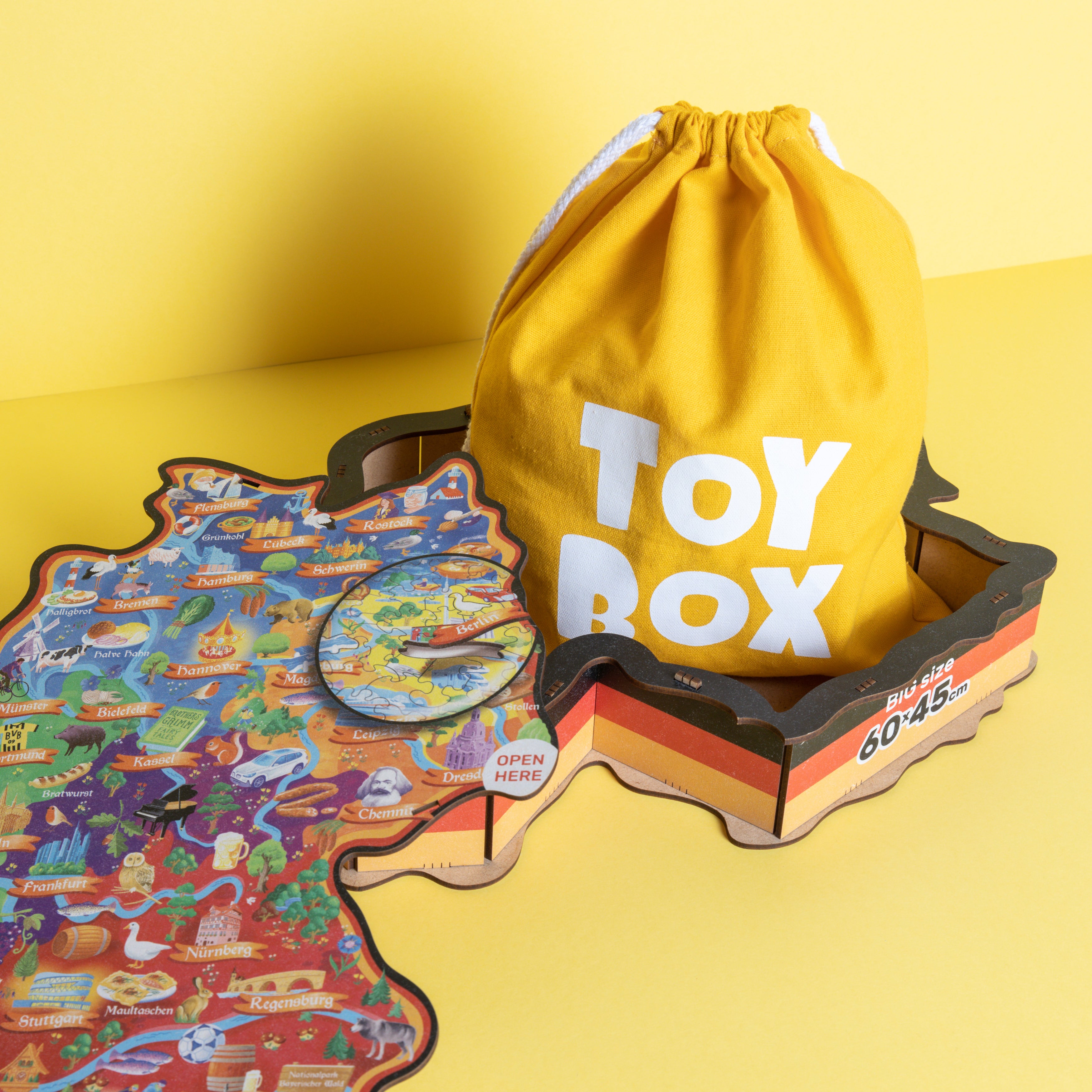 Germany Map Puzzle – ToyBox